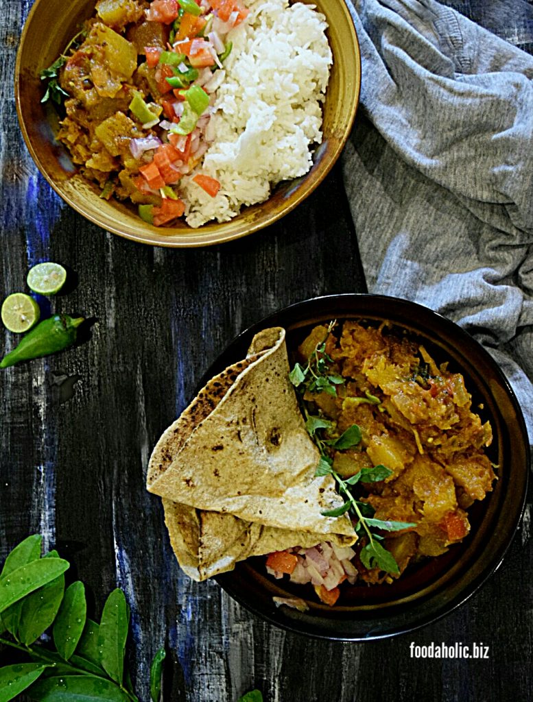 Easy Curry Pumpkin, Kadu Ki Sabzi Recipe